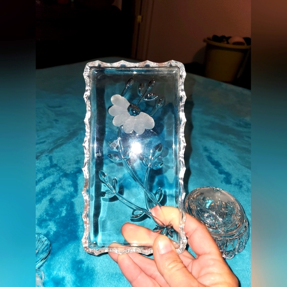 The Heritage Collection | Bath | Vintage Perfume Vanity Set Crystal5 Pc ...